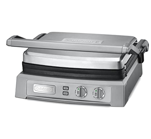 Cuisinart GR-150P1 Deluxe Electric Griddler, Stainless Steel