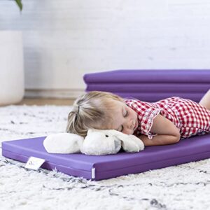 ECR4Kids SoftZone Rainbow Rest Mat, 2in, Sleeping Pad, Purple, 5-Piece