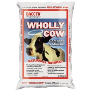 michigan peat 1640 wholly cow compost and manure, 40-quart