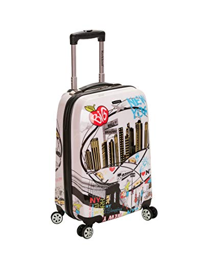 Rockland Departure Hardside Spinner Wheel Luggage Set, New York, 2-Piece (20/28)