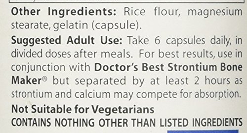 Doctors Best Calcium Bone Maker Complex, 180 Caps