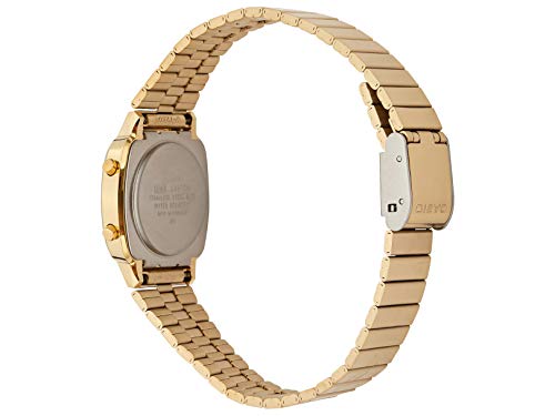 Casio Women's LA670WGA-9 Gold Stainless-Steel Quartz Watch with Digital Dial