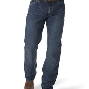 Wrangler mens 20x 01 Competition Relaxed Fit jeans, River Wash, 34W x 34L US