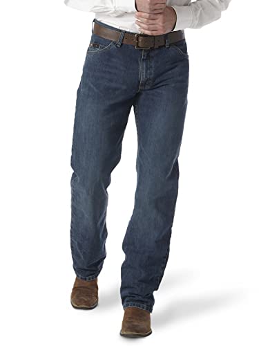 Wrangler mens 20x 01 Competition Relaxed Fit jeans, River Wash, 34W x 34L US