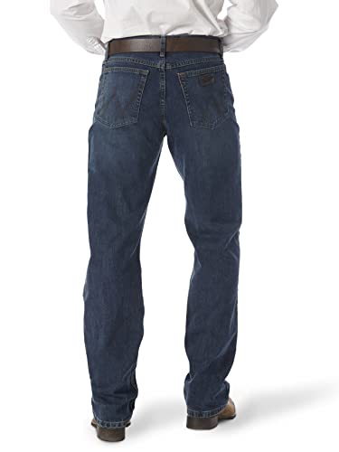 Wrangler mens 20x 01 Competition Relaxed Fit jeans, River Wash, 34W x 34L US