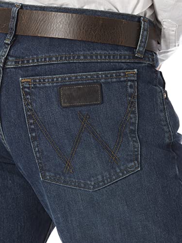 Wrangler mens 20x 01 Competition Relaxed Fit jeans, River Wash, 34W x 34L US