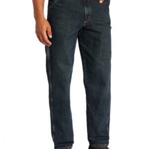 Wrangler mens Carpenter jeans, Dark Quartz, 38W x 32L US