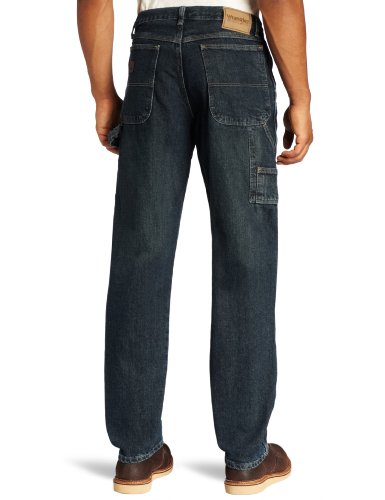 Wrangler mens Carpenter jeans, Dark Quartz, 38W x 32L US