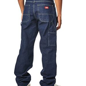 Dickies mens Relaxed Fit Carpenter jeans, Indigo Blue, 34W x 34L US