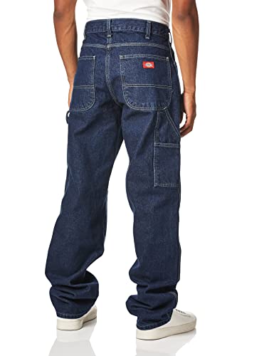 Dickies mens Relaxed Fit Carpenter jeans, Indigo Blue, 34W x 34L US