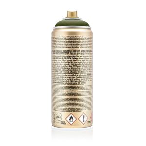 Montana Cans Montana GOLD 400 ml Color, Olive Green Spray Paint, MXG-CL6340, 1 Count (Pack of 1)