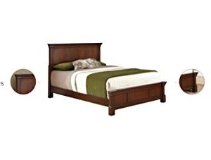 The Aspen Rustic Cherry Queen Bed by Home Styles