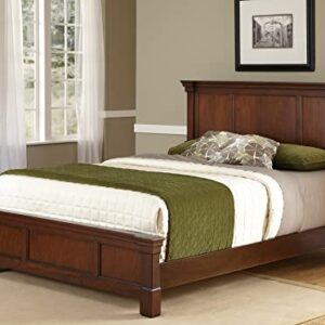 The Aspen Rustic Cherry Queen Bed by Home Styles