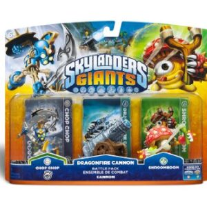 Skylanders Giants Battlepack #1 - Chop Chop - Dragonfire Cannon - Shroomboom