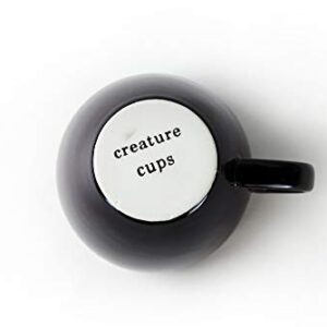 Creature Cups Spider Ceramic Cup (11 Ounce, Black Exterior) - Creepy Cups - Hidden Animal Inside Mug - Birthday, Halloween, Spooky Gift for Coffee & Tea Lovers