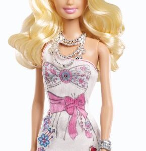 Barbie Fashion Design Plates Doll