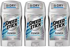 speed stick anti-perspirant deodorant, unscented 3 oz (pack of 3)