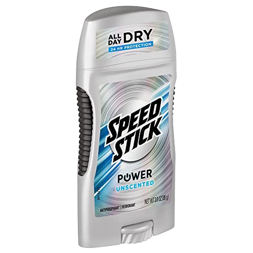 Speed Stick Anti-Perspirant Deodorant, Unscented 3 oz (Pack of 3)