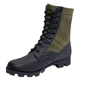 rothco 8'' gi type jungle boot, olive drab, wde/10