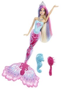 barbie color magic mermaid doll