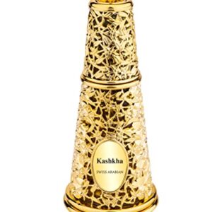 SWISS ARABIAN Kashkha - Luxury Products From Dubai - Long Lasting And Addictive Personal EDP Spray Fragrance - A Seductive, Signature Aroma - The Luxurious Scent Of Arabia - 1.7 Oz