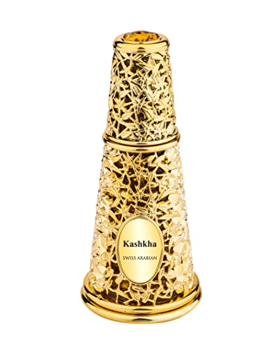 SWISS ARABIAN Kashkha - Luxury Products From Dubai - Long Lasting And Addictive Personal EDP Spray Fragrance - A Seductive, Signature Aroma - The Luxurious Scent Of Arabia - 1.7 Oz