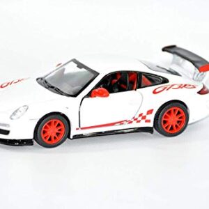 Porsche 911 GT3 RS 1:36 Scale 5inch Die Cast Model Toy Sports Car - White