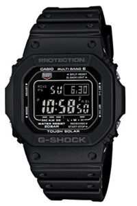 casio men's gw-m5610-1bjf g-shock solar digital multi band 6 black watch