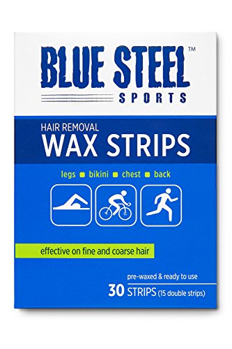 Blue Steel Sports Hair Removal WAX STRIPS