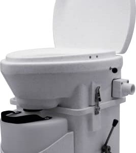 Nature's Head Self Contained Composting Toilet with Close Quarters Spider Handle Design