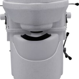 Nature's Head Self Contained Composting Toilet with Close Quarters Spider Handle Design