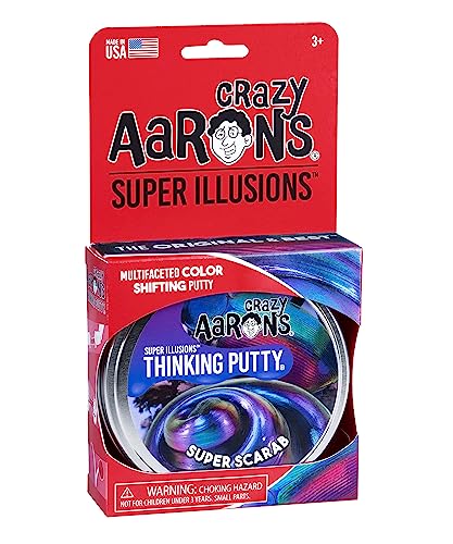 Crazy Aaron's Super Scarab Thinking Putty® - Color Shifting! - 4" Tin