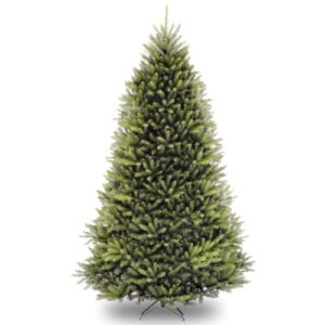 national tree company artificial full christmas tree, green, dunhill fir, includes stand, 9 feet