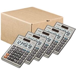 casio ms-80b standard function desktop calculator / 5 pack