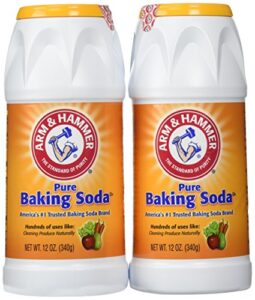 arm & hammer pure baking soda shaker 12 oz (pack of 2)