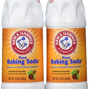 Arm & Hammer Pure Baking Soda Shaker 12 Oz (Pack of 2)