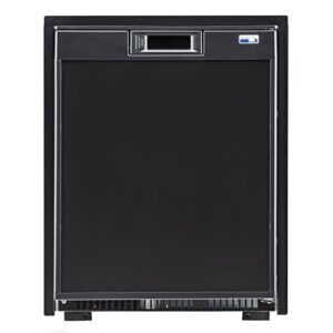 norcold inc nr740bb dc refrigerator 1.7 cu ft, 20-1/2" x 18-1/2" x 21-1/16", black