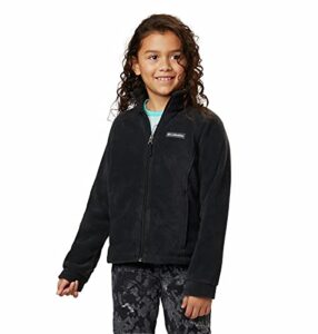 columbia unisex-baby benton springs fleece jacket, black, 12-18 months