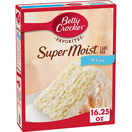 Betty Crocker Super Moist White Cake Mix, 16.25 oz