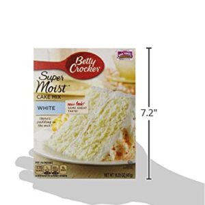 Betty Crocker Super Moist White Cake Mix, 16.25 oz