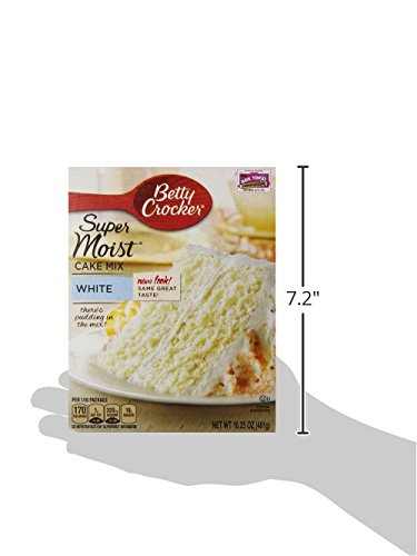 Betty Crocker Super Moist White Cake Mix, 16.25 oz