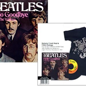 The Beatles-Limited Edition Box-Includes- Hello Goodbye / I Am The Walrus -Exclusive 7-Inch Vinyl & T-Shirt Black, L/XL Package