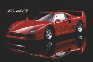 studio b  ferrari f 40 poster