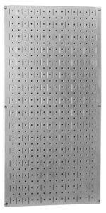 wall control pegboard 32in x 16in galvanized metal pegboard tool board panel