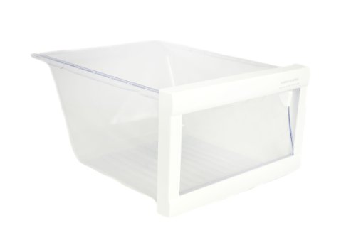 LG Electronics 3391JJ1038B Refrigerator Vegetable Crisper Drawer, Clear with White Trim