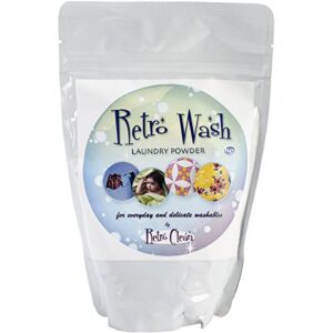 retro clean retro wash laundry powder 1lb notion, white 16 ounce, by the yard