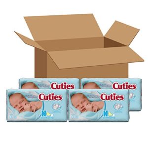 Cuties Baby Diapers, Newborn, 42 Count