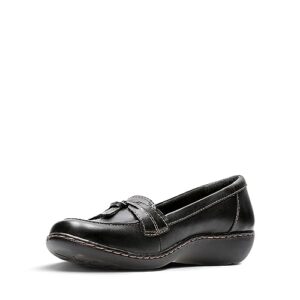 Clarks Women's Ashland Bubble Slip-On Loafer, Black, 11 M US