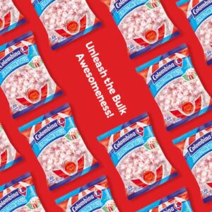 Colombina Jumbo Mint Balls, Red & White Peppermint Hard Candy Balls, Individually Wrapped, Bulk bag with 120 pieces. Bag of 2.4 Lbs. (Pack of 1)