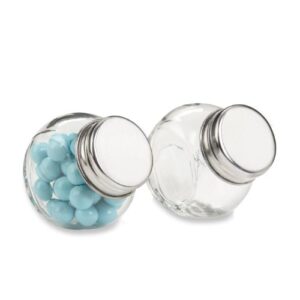 kate aspen set of 12 mini glass favor jar